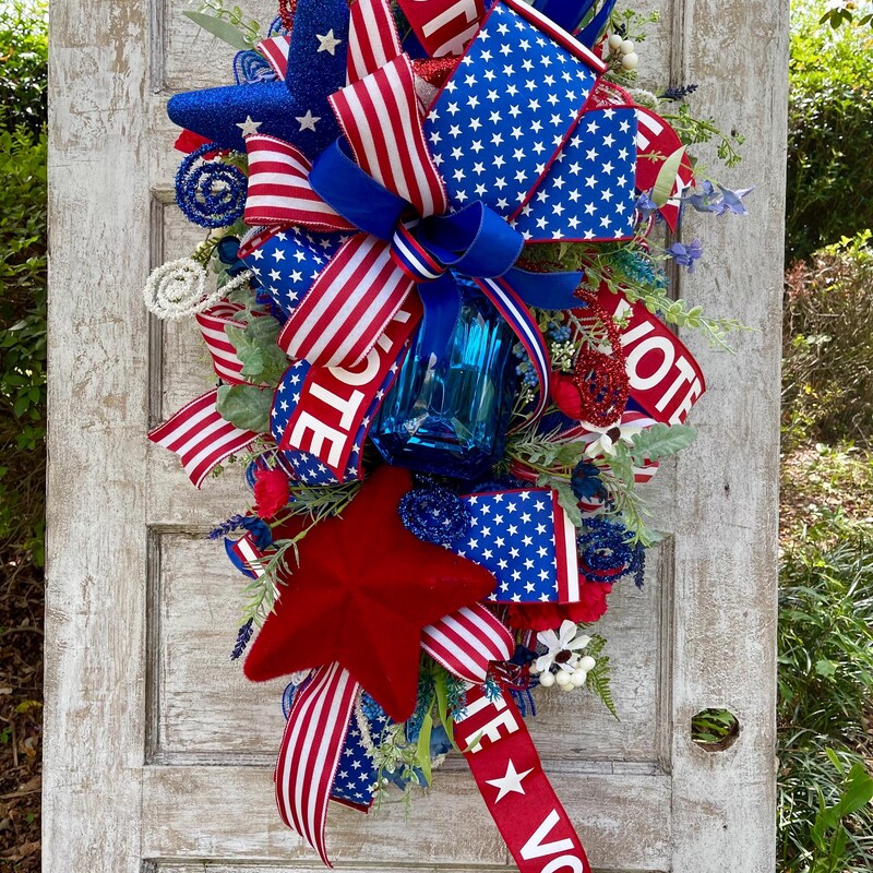 Democrat Wreath - Etsy