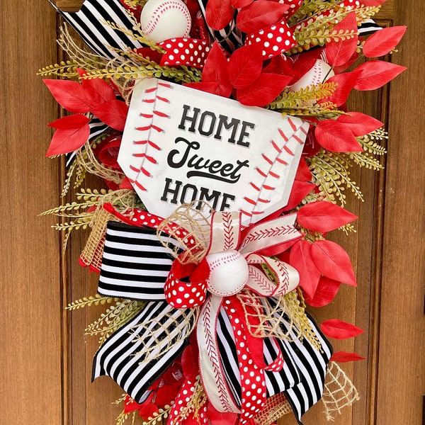 Baseball Wreaths for Front Door - Etsy