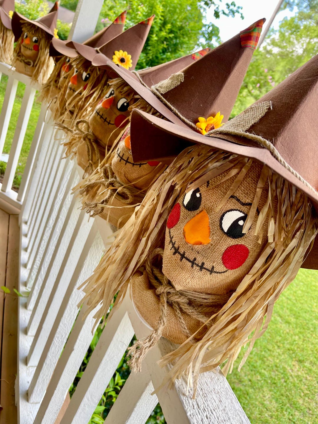 Scarecrow Wreath Attachment – Fall Porch Decor – Attachment for ...