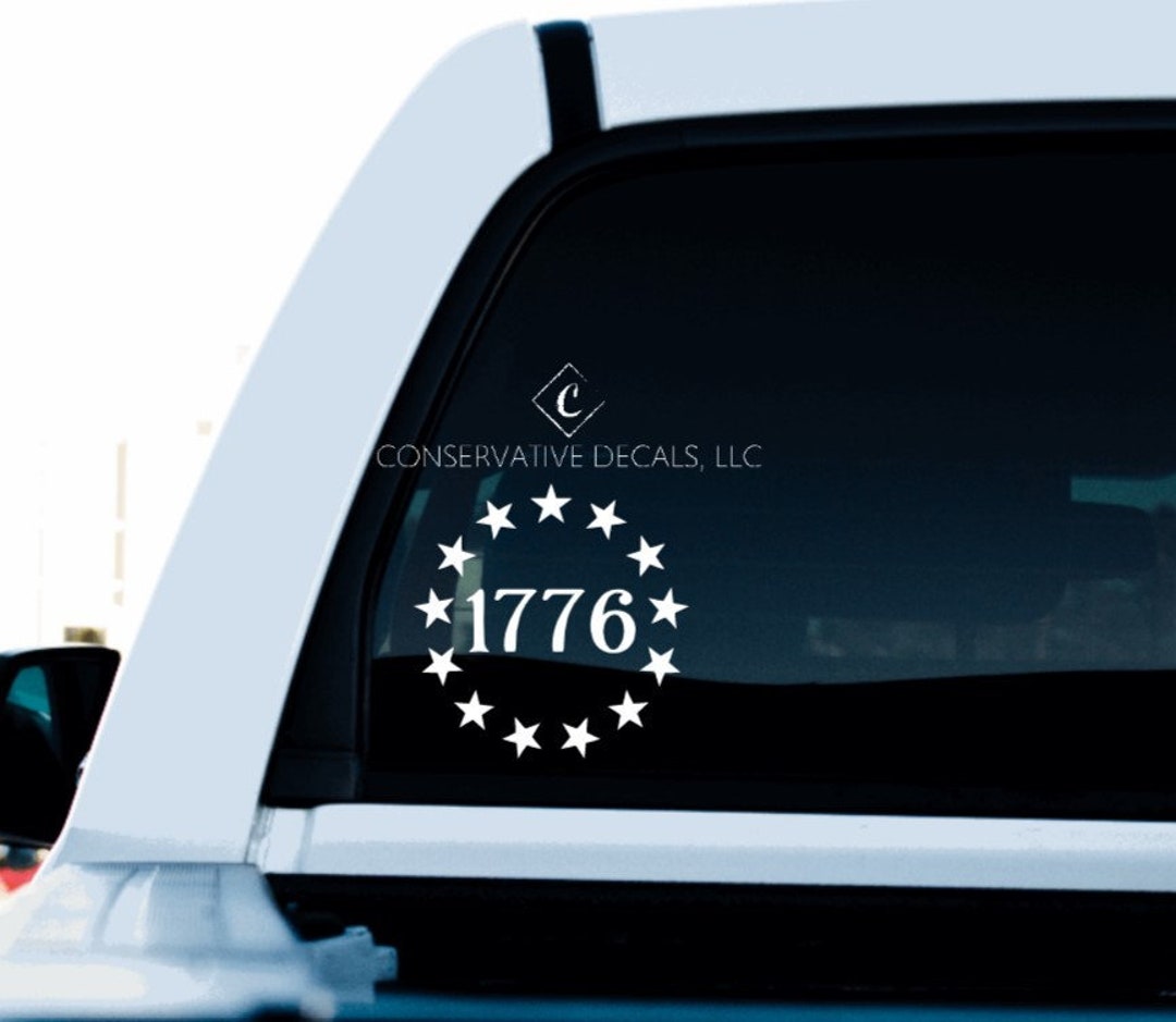 Decal * 1776 * Patriotic Decal * American Decal * Patriotic Sticker ...