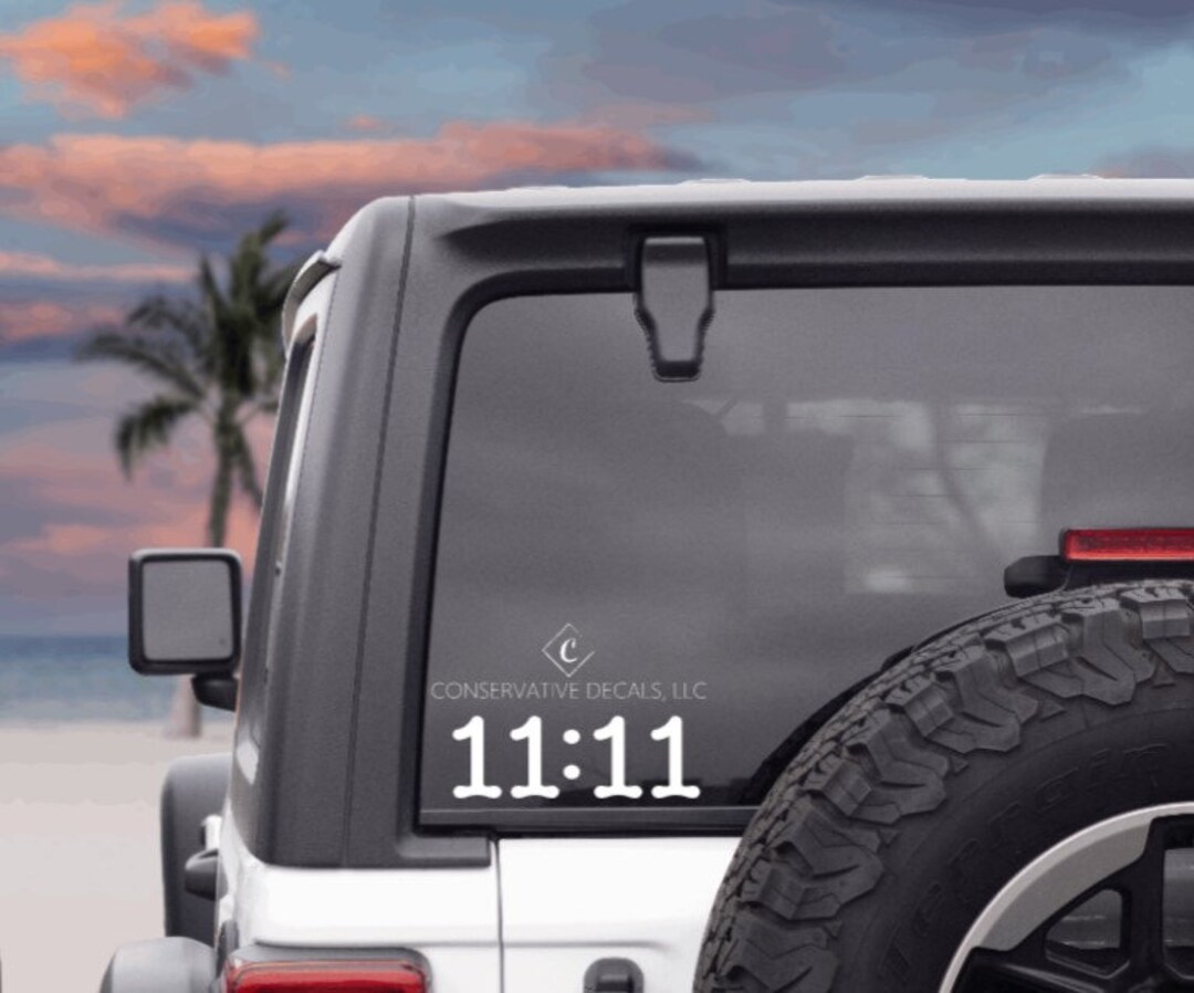 Decal * 11:11 Decal * 1111 Sticker * Spiritual Decal * Spiritual ...