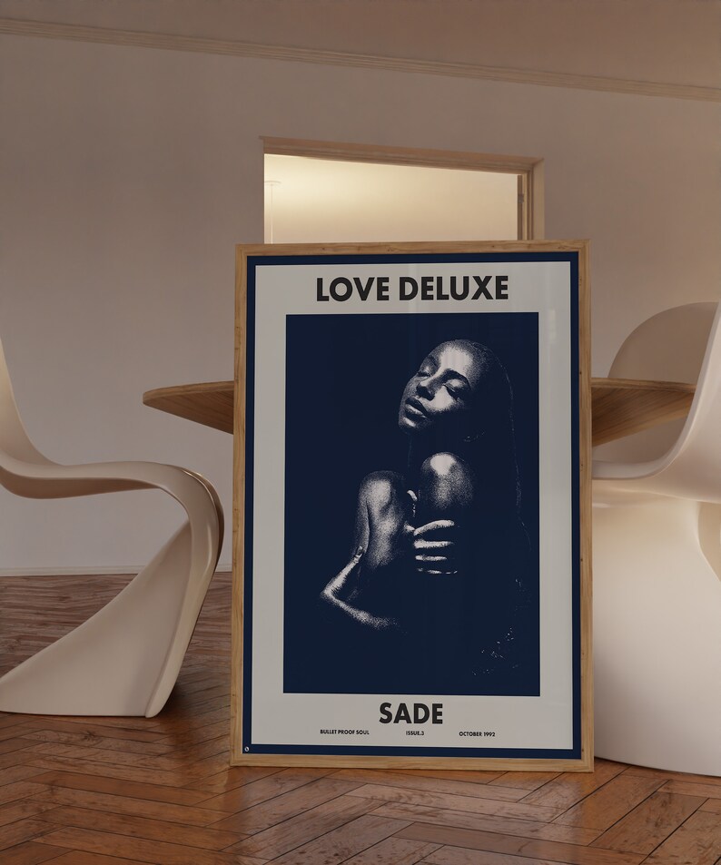 Sade Music Album Poster Music Poster Retro Poster Minimalist Art Retro ...