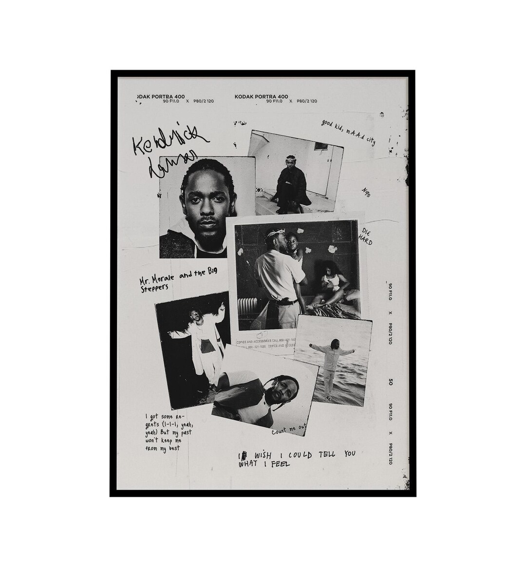 Kendrick Lamar - Mr. Morale & the Big Steppers Poster / Kendrick Lamar ...