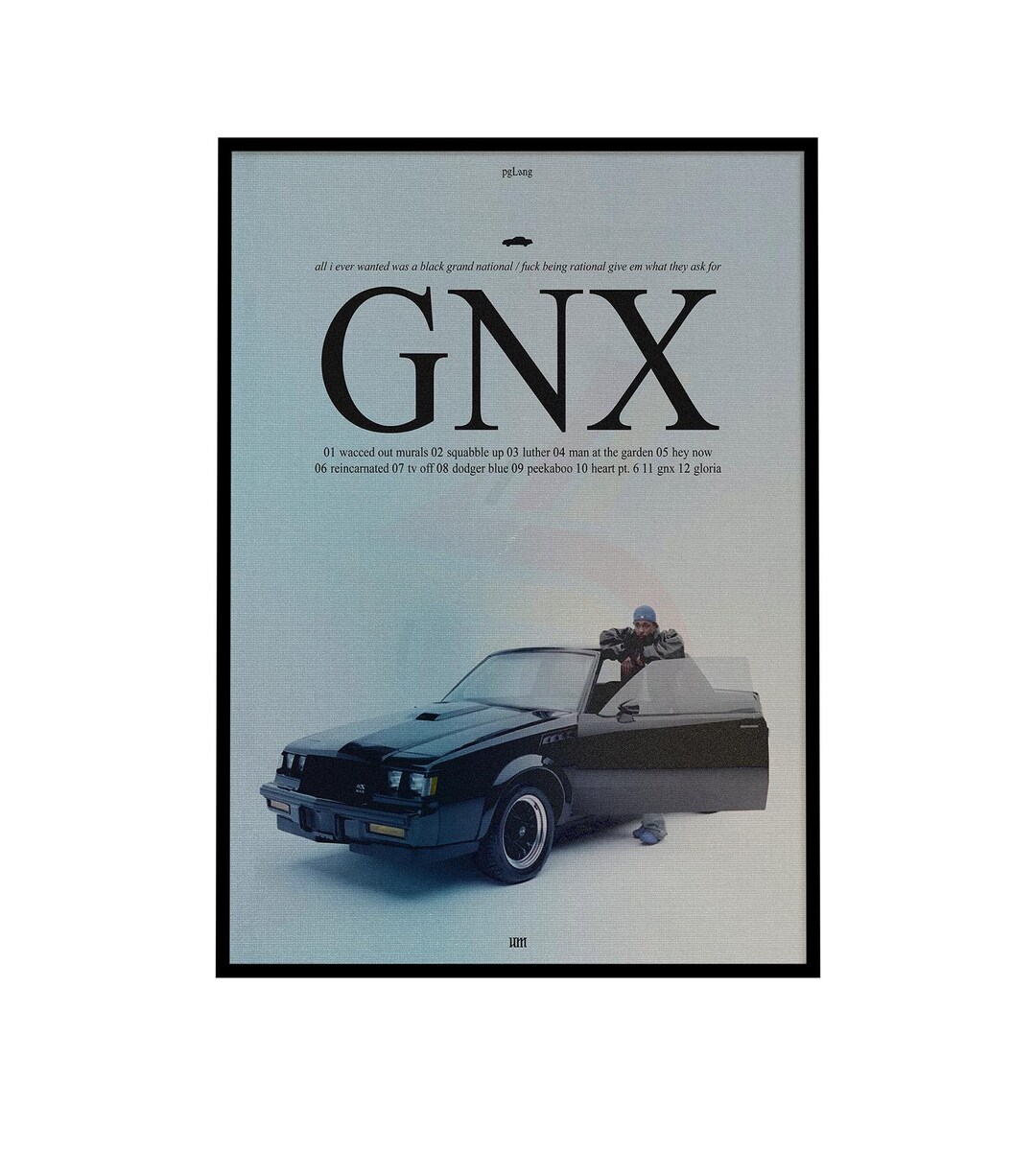 Kendrick Lamar Poster - GNX Album - Album Cover Poster - Kendrick Lamar ...