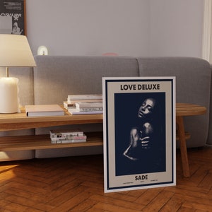 Sade Music Album Poster Music Poster Retro Poster Minimalist Art Retro ...