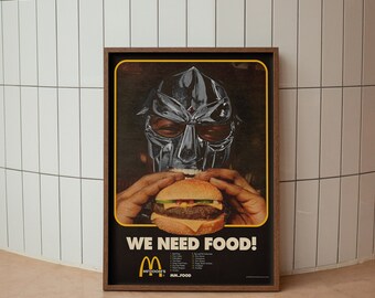 MF DOOM Digital Poster - Etsy