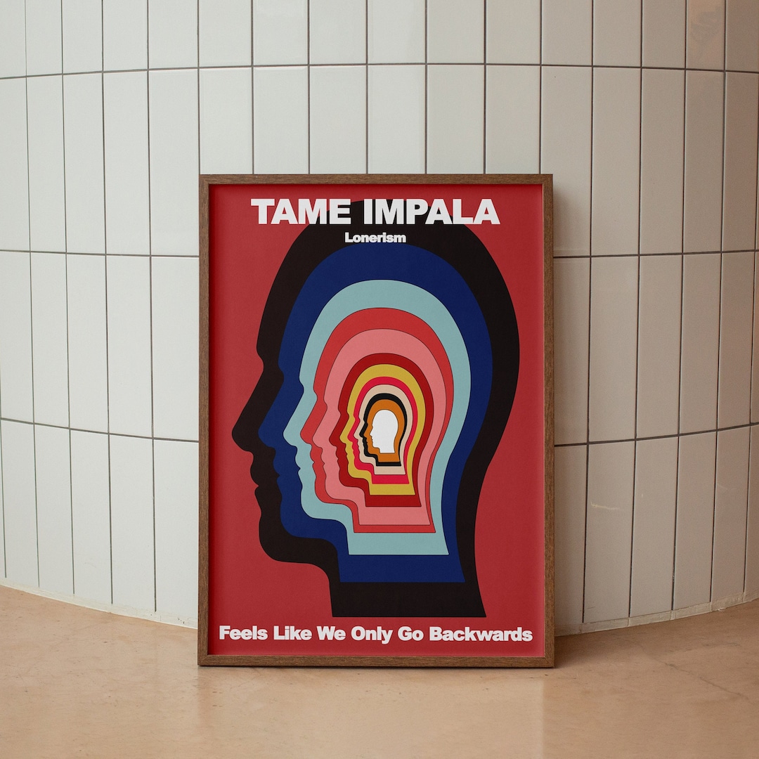 Tame Impala Poster, Band Art, Currents Print, Music Poster, Eclectic ...