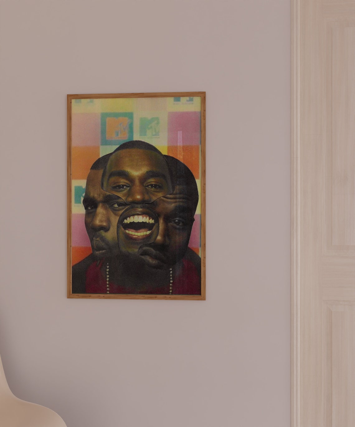 KANYE WEST Digital Rap Wall Decor Poster, Hiphop Music Poster ...