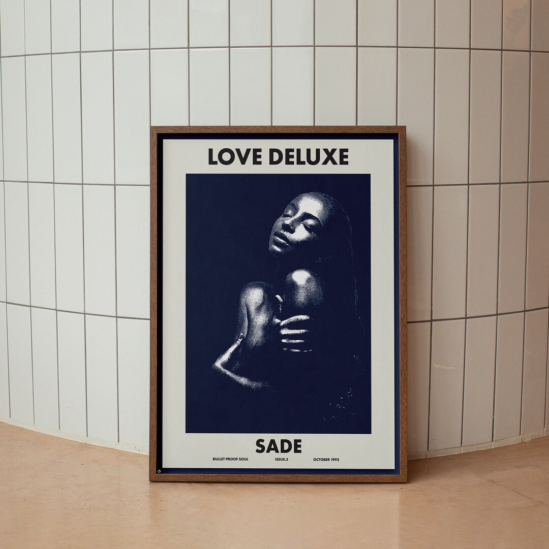 Sade Music Album Poster Music Poster Retro Poster Minimalist Art Retro ...