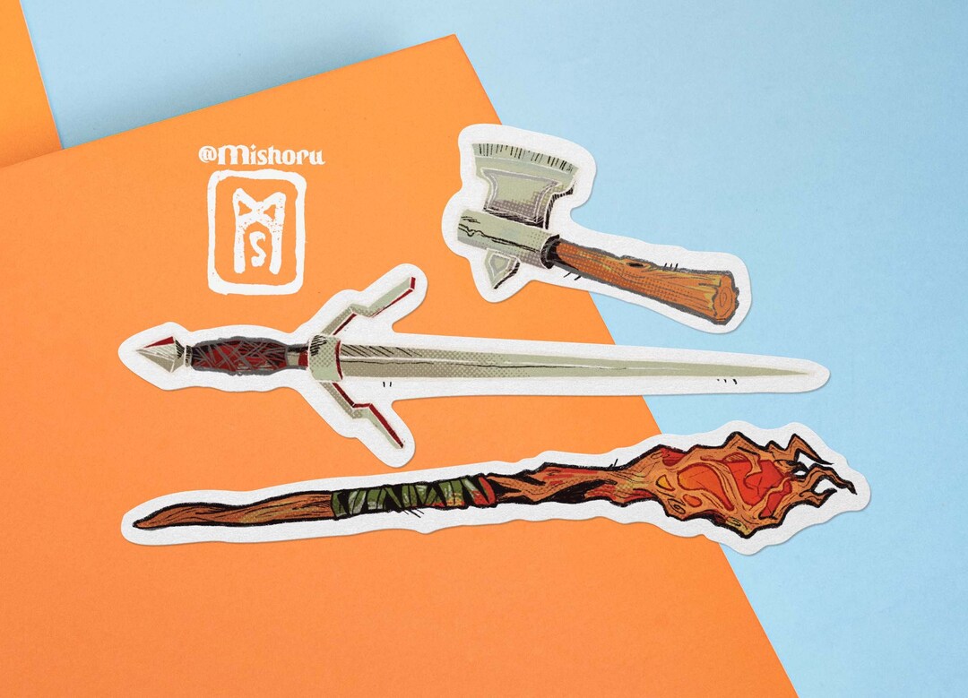 Weapons Vinyl Sticker - Etsy