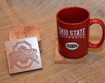 Ohio State University Coasters - Etsy