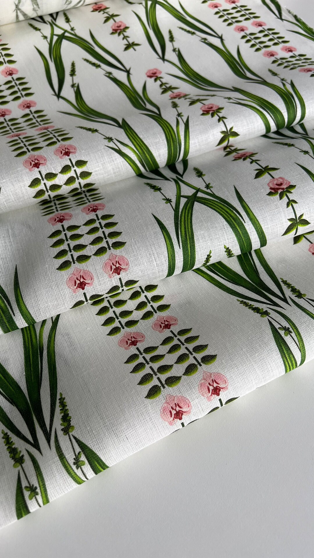 Exclusive Italian Linen Fabric, Designer Fabric in the Famous Designer ...