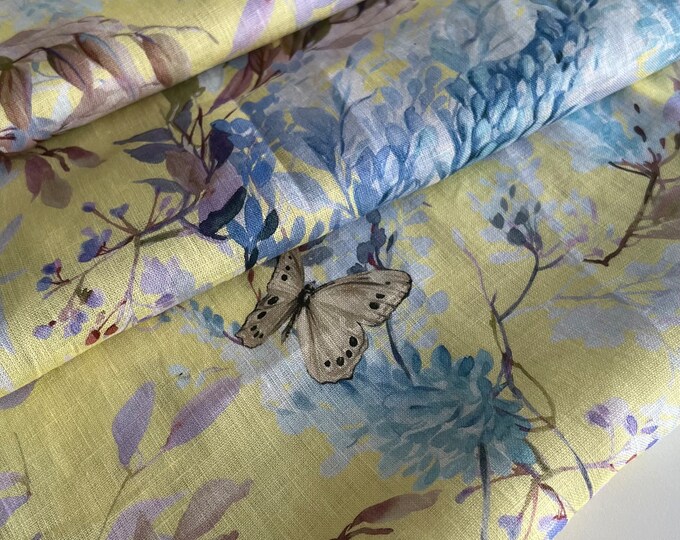 Exclusive Italian Linen Fabric, Designer Fabric in Famous Designer ...