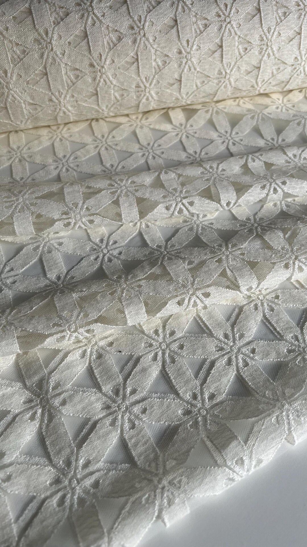 Italian Fabric, Designer Fabric, Lace Fabric, Embroidered Mesh Fabric ...