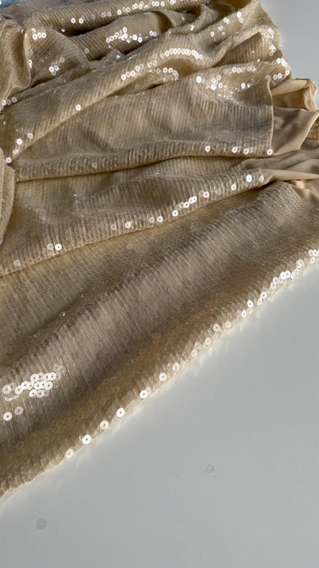 Luxury Italian Sequin Fabric, Designer Sequin Fabric, Prêt-à-porter ...