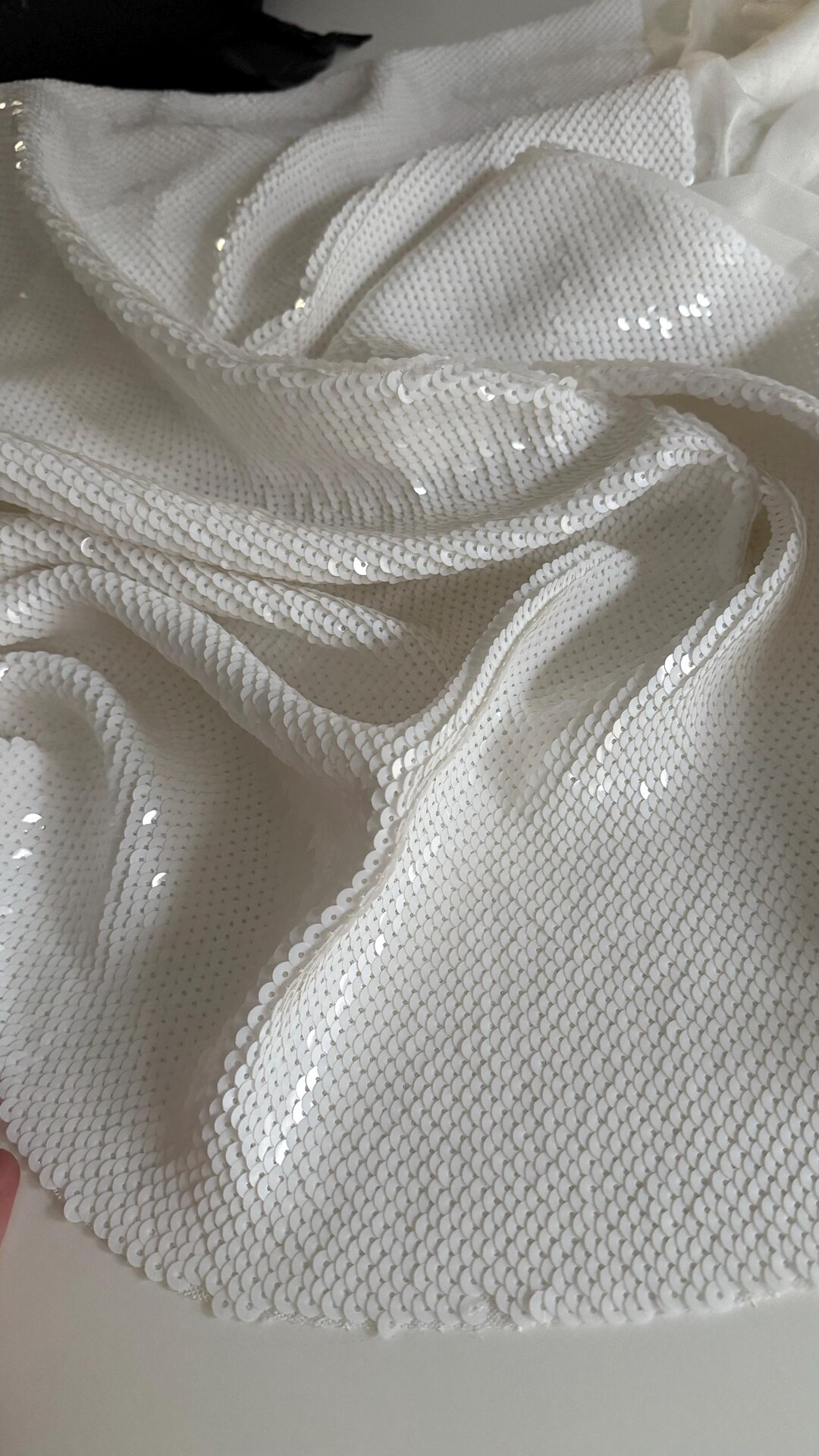 Exclusive Italian Sequin Fabric, Designer Fabric, Luxury Fabric, Prêt-à ...