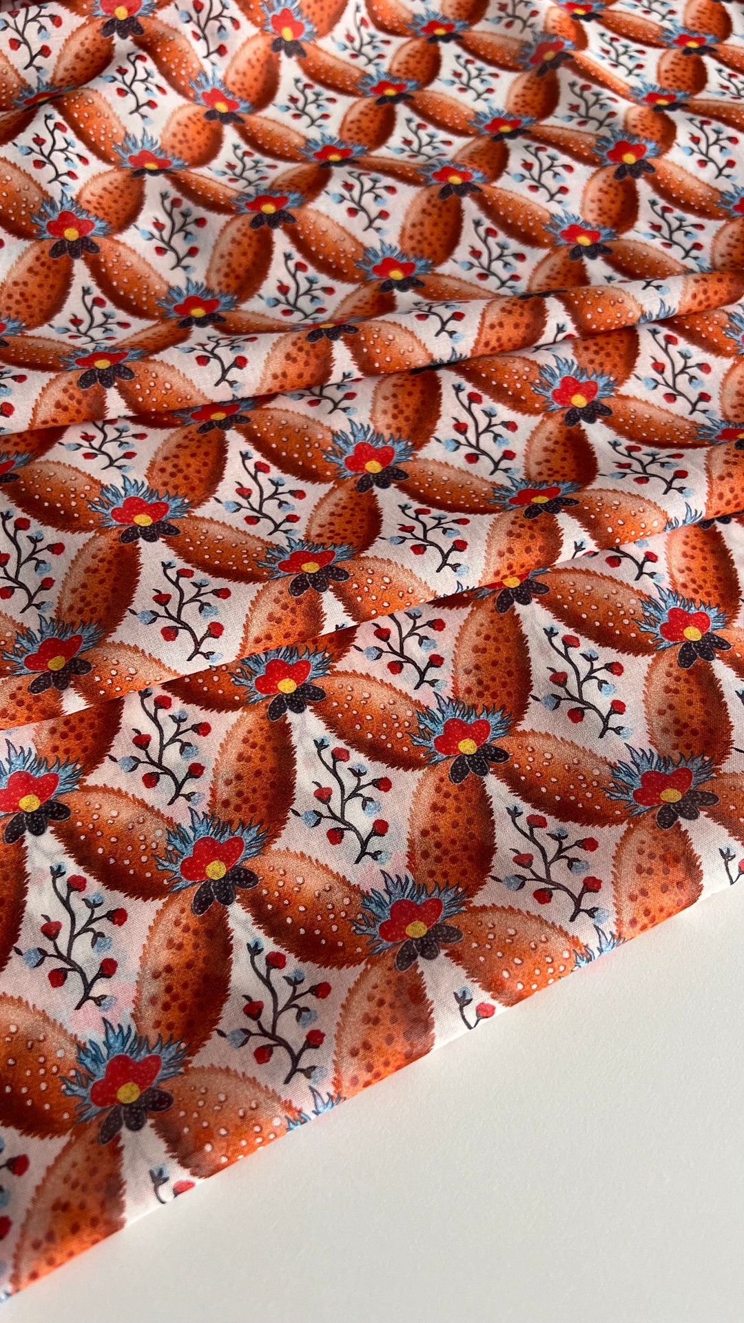 Exclusive, High-quality Cotton Batiste Fabric, Designer Style, Premium ...