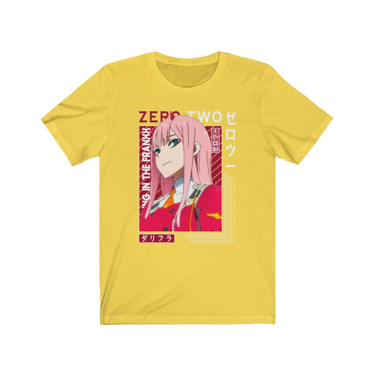 Zero Two T-Shirt Darling in the Franxx Shirt Manga Gift Tee | Etsy