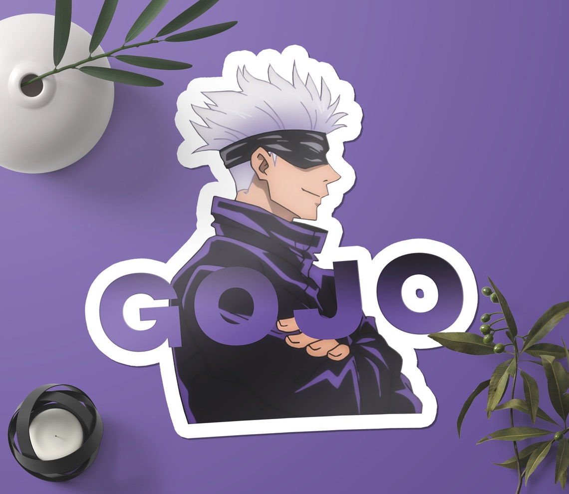 Satoru Gojo Sticker Jujutsu Kaisen Stickers jujutsu | Etsy