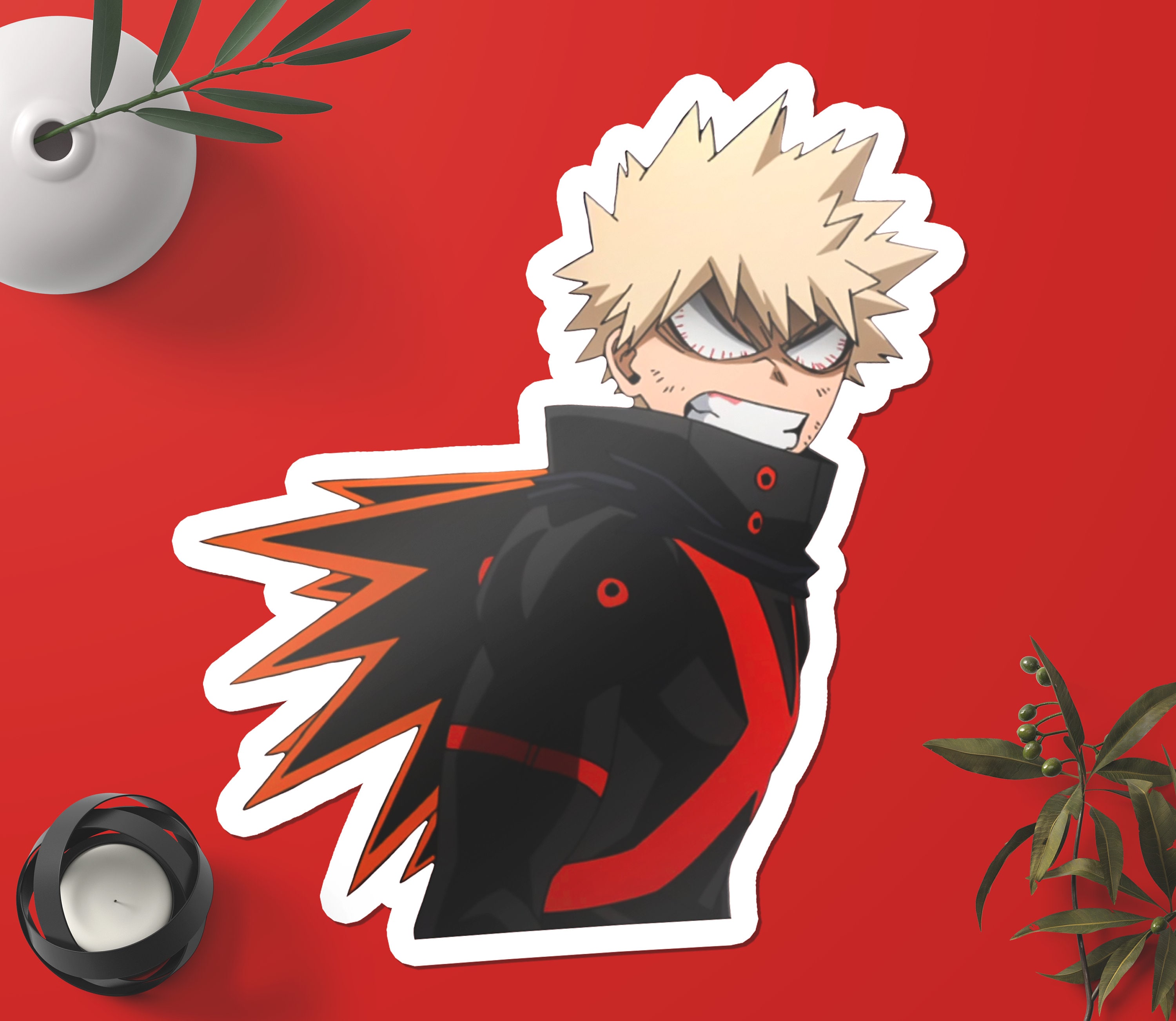 Katsuki Bakugo Sticker My Hero Academia Sticker Laptop | Etsy