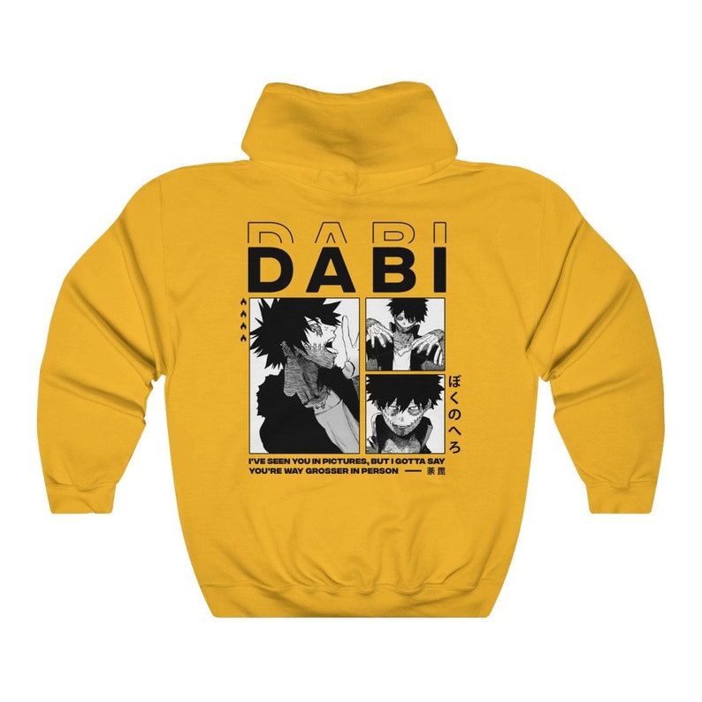Dabi Hoodie Dabi Todoroki Hoodie Villain My Hero Academia | Etsy