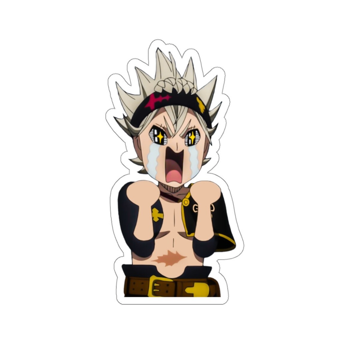 Asta Sticker Black Clover Sticker Black Bulls Squad Anime | Etsy