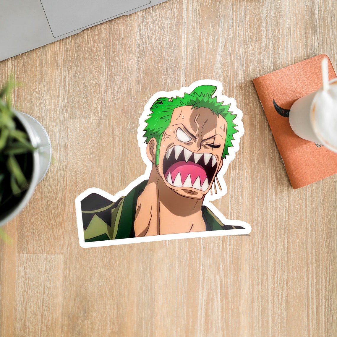 Zoro Roronoa One Piece Anime stickers | Etsy