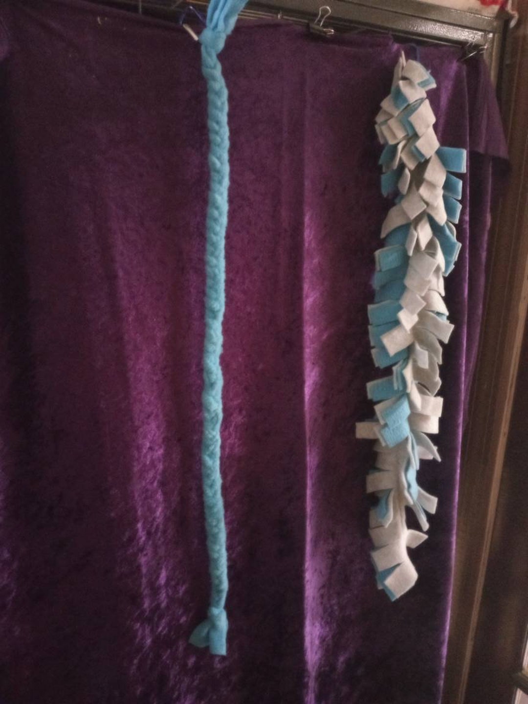 Grey white and blue small animal play set / Ropes for sugar - Etsy.de