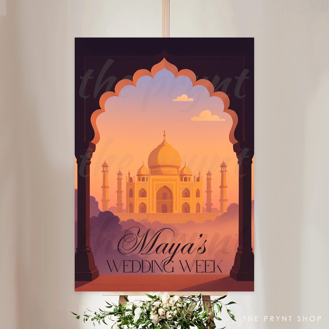 Taj Mahal | A2 Welcome Sign | Indian / Desi / Sikh / Punjabi / Hindu ...