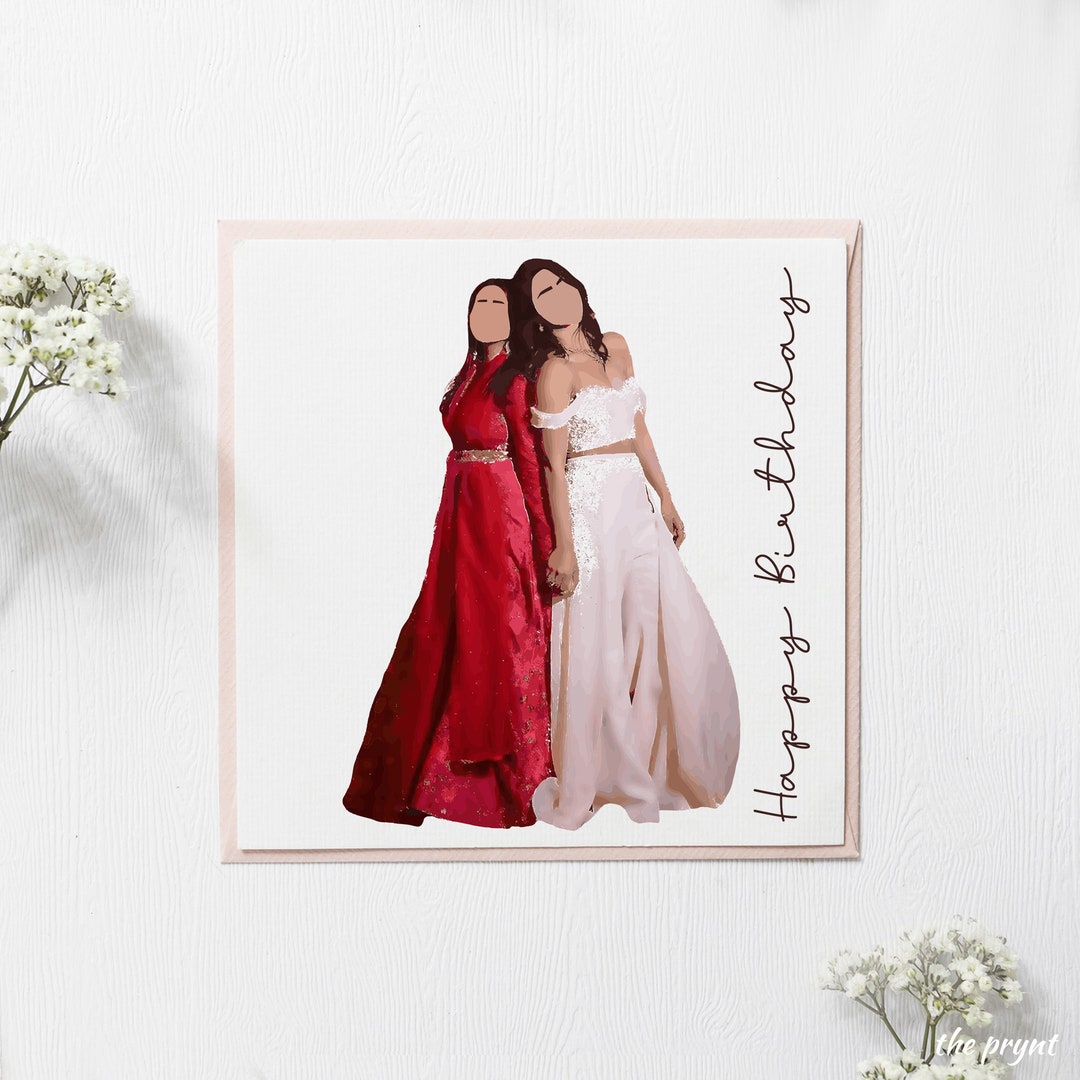 Custom Illustrated Birthday Card | Greeting Card | Birthday ...