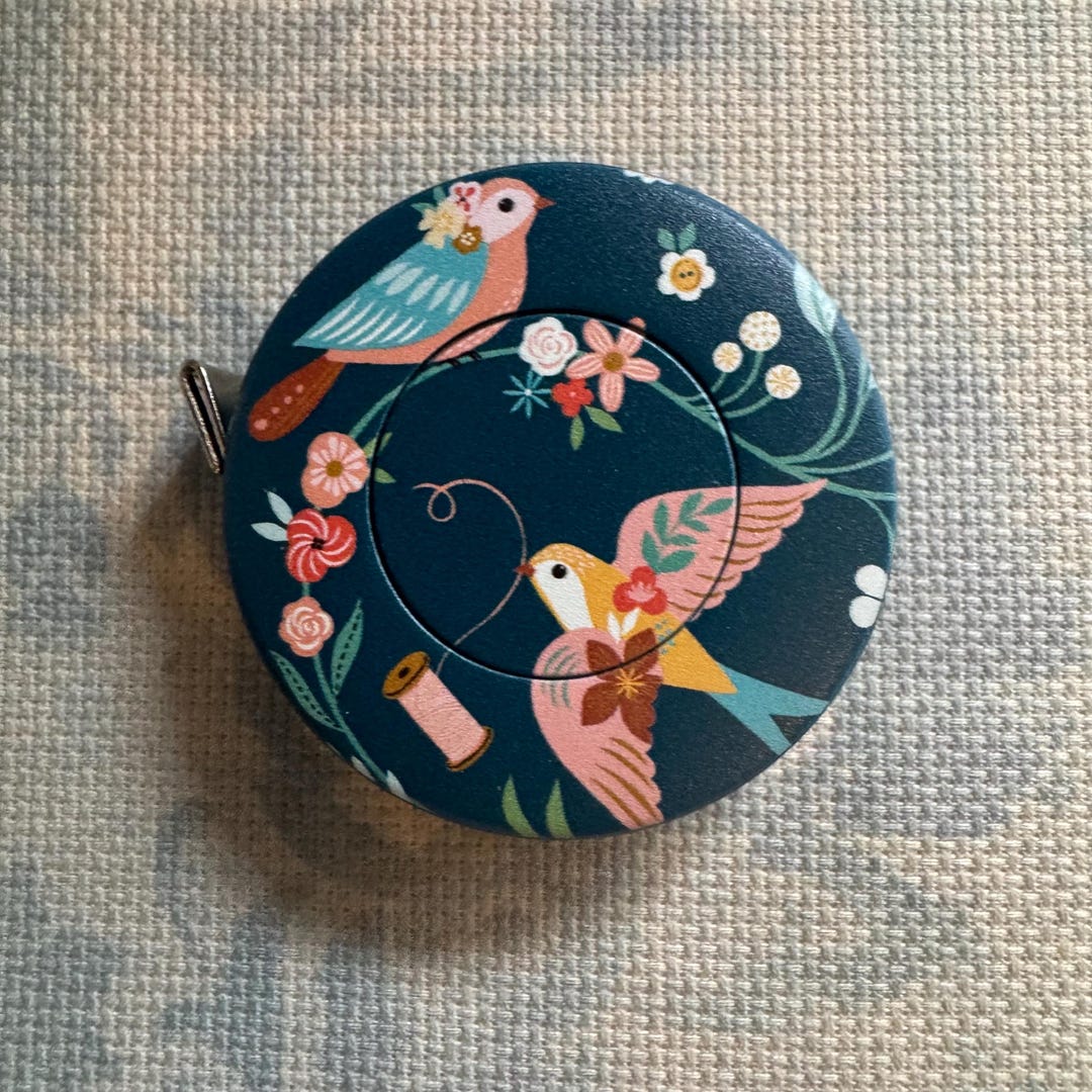 Tape Measure, Bird Tape Measure, Cross Stitch Tape Measure, Embroidery ...