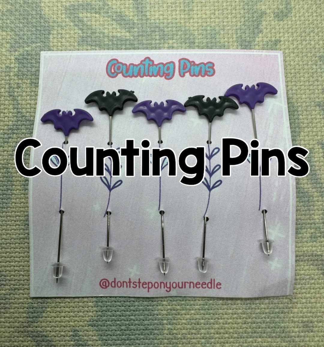 Counting Pin, Cross Stitch Counting Pins, Sewing Counting Pin, Gift for ...