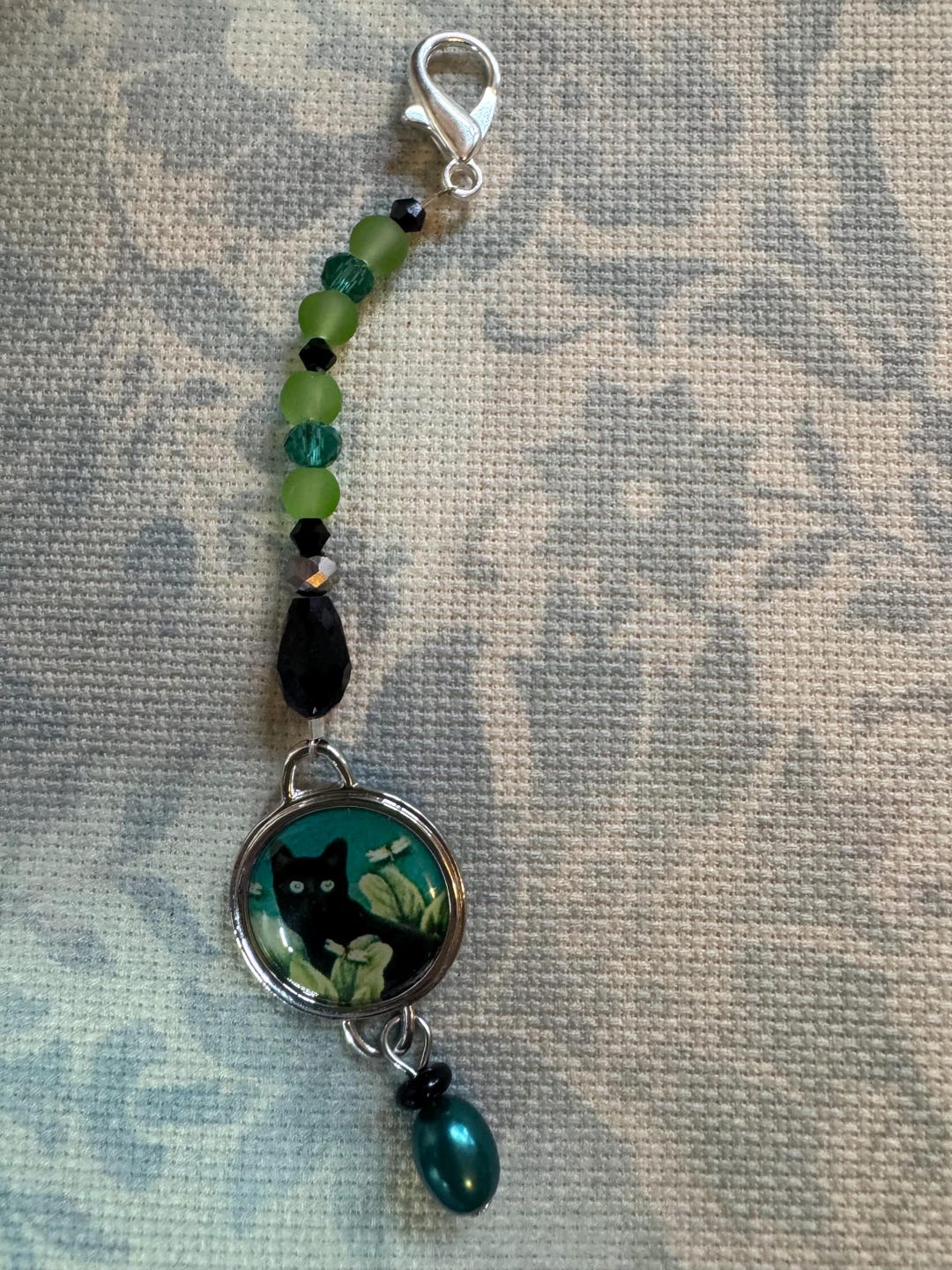 Cat Scissor Fob, Cat Scissor Keep, Sewing Scissor Fob, Cross Stitch ...