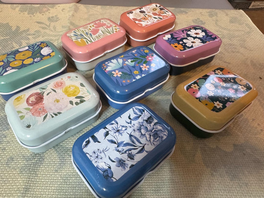 Self Made Magnetic Needle Tin, Magnetic Sewing Tin, Magnetic Cross ...