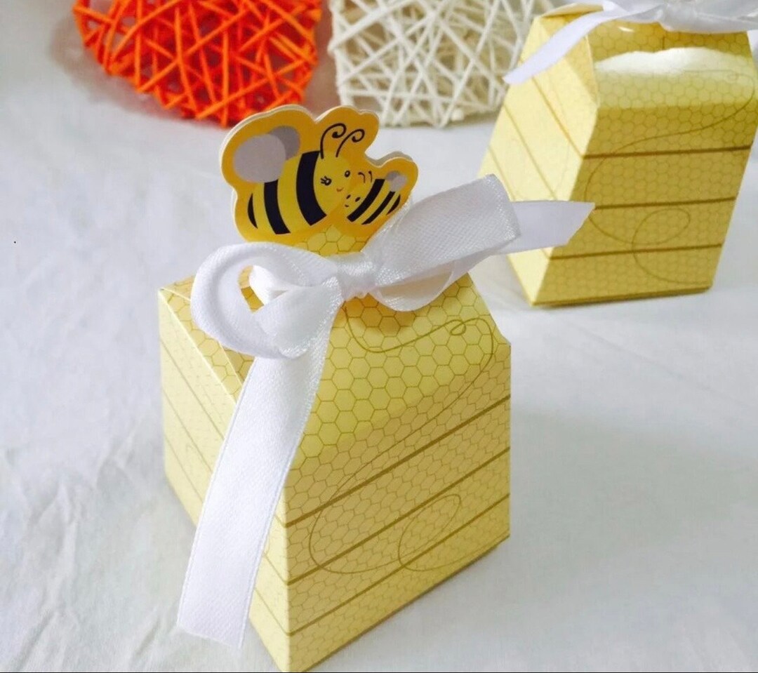 Bee Gift Box, Bee Gift Box, Honeycomb Gift Box, Baby Shower Gift Box ...