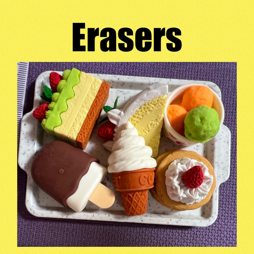 Food Eraser, Food Stationary, Novelty Eraser, Cute Stationary, Food ...