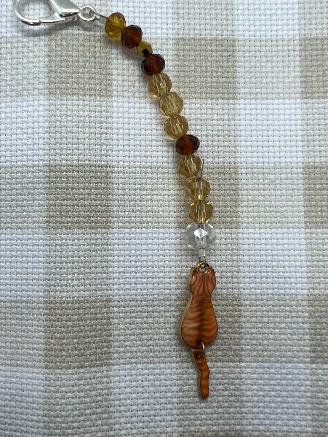 Cat Scissor Fob, Cat Scissors Keep, Sewing Scissors Fob, Orange Cat - Etsy