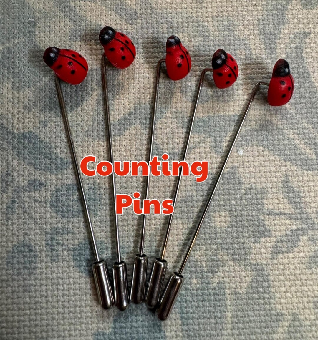 Counting Pin, Cross Stitch Counting Pins, Sewing Counting Pin, Gift for ...