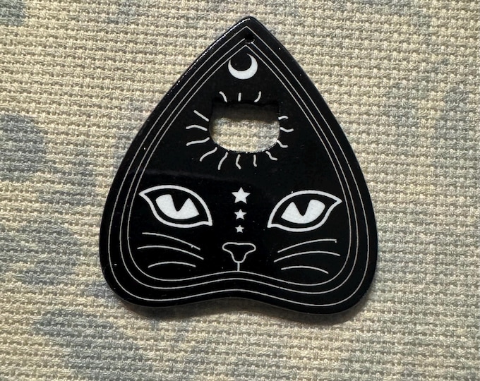 Cat Needleminder, Planchette Needleminder, Goth Needle Minder, Magnetic ...