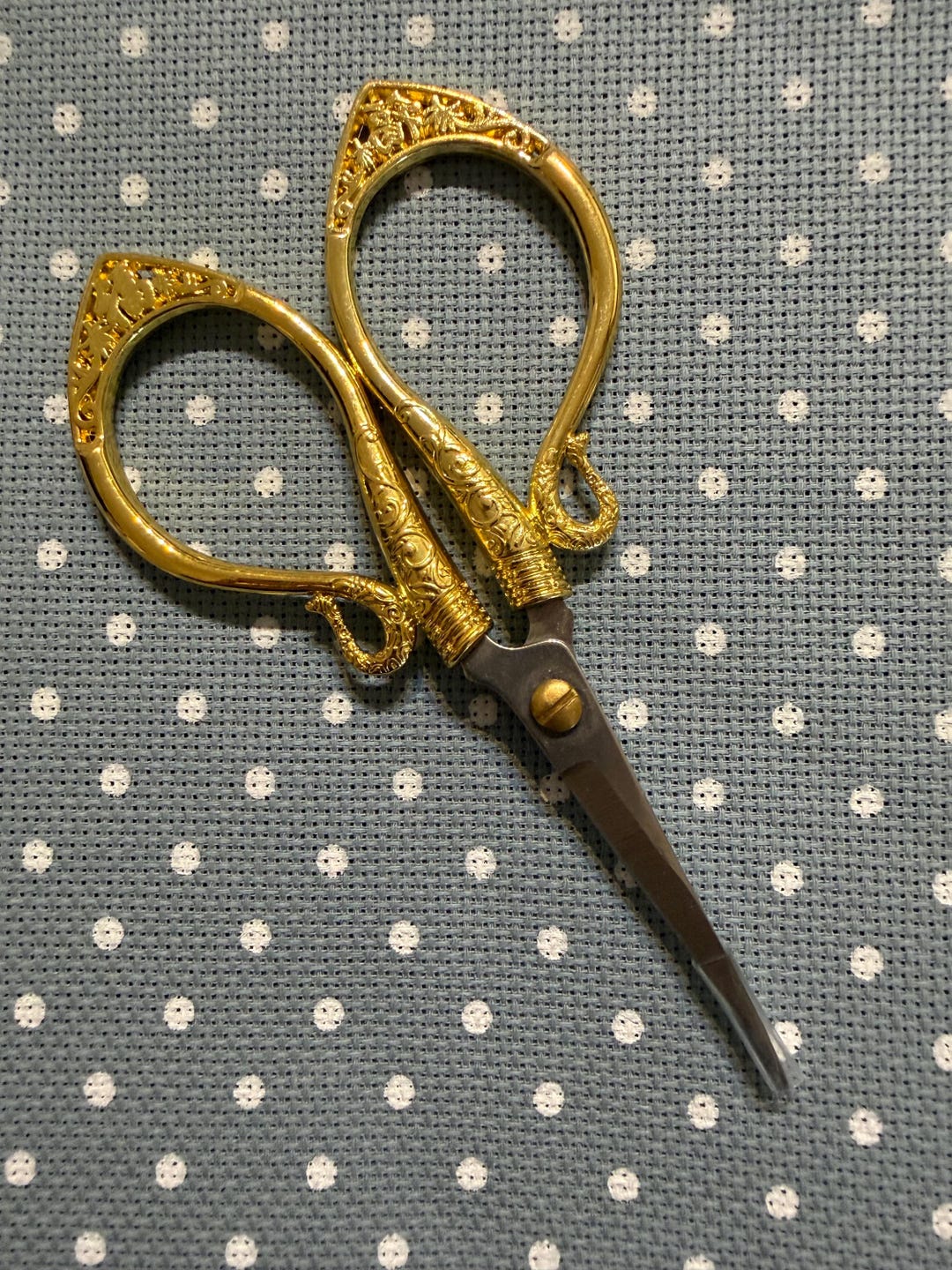 Gold Embroidery Scissor, Gold Cross Stitch Scissor, Golde Metallic ...