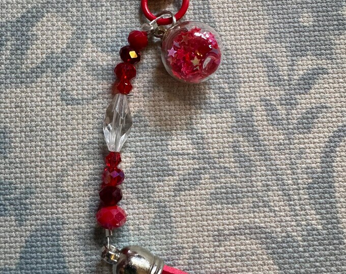 RED Scissor Fob, Scissors Keep, Scissors Fob, Sewing Gift, Scissor Fob ...