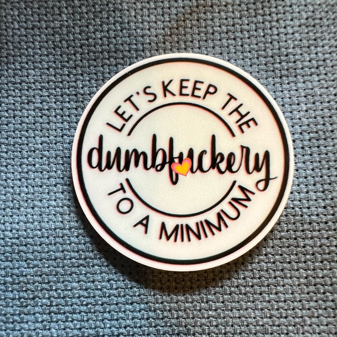 Snarky Needleminder, Cussing Needleminder, Sweary Needle Minder, Needle ...