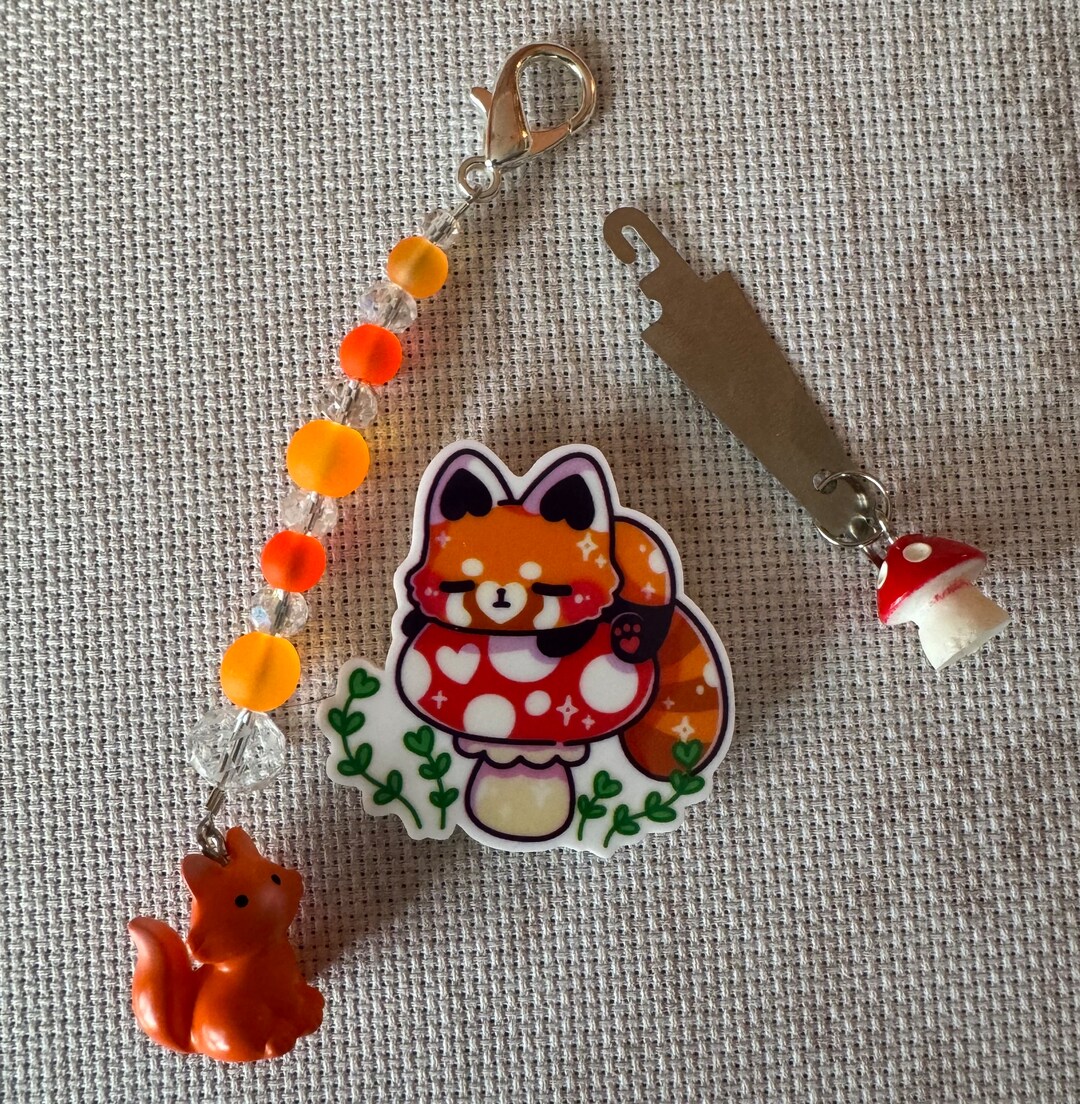 Fox Set, 1x Scissor Fob, 1x Needle Threader, 1x Needle Minder, Fox ...