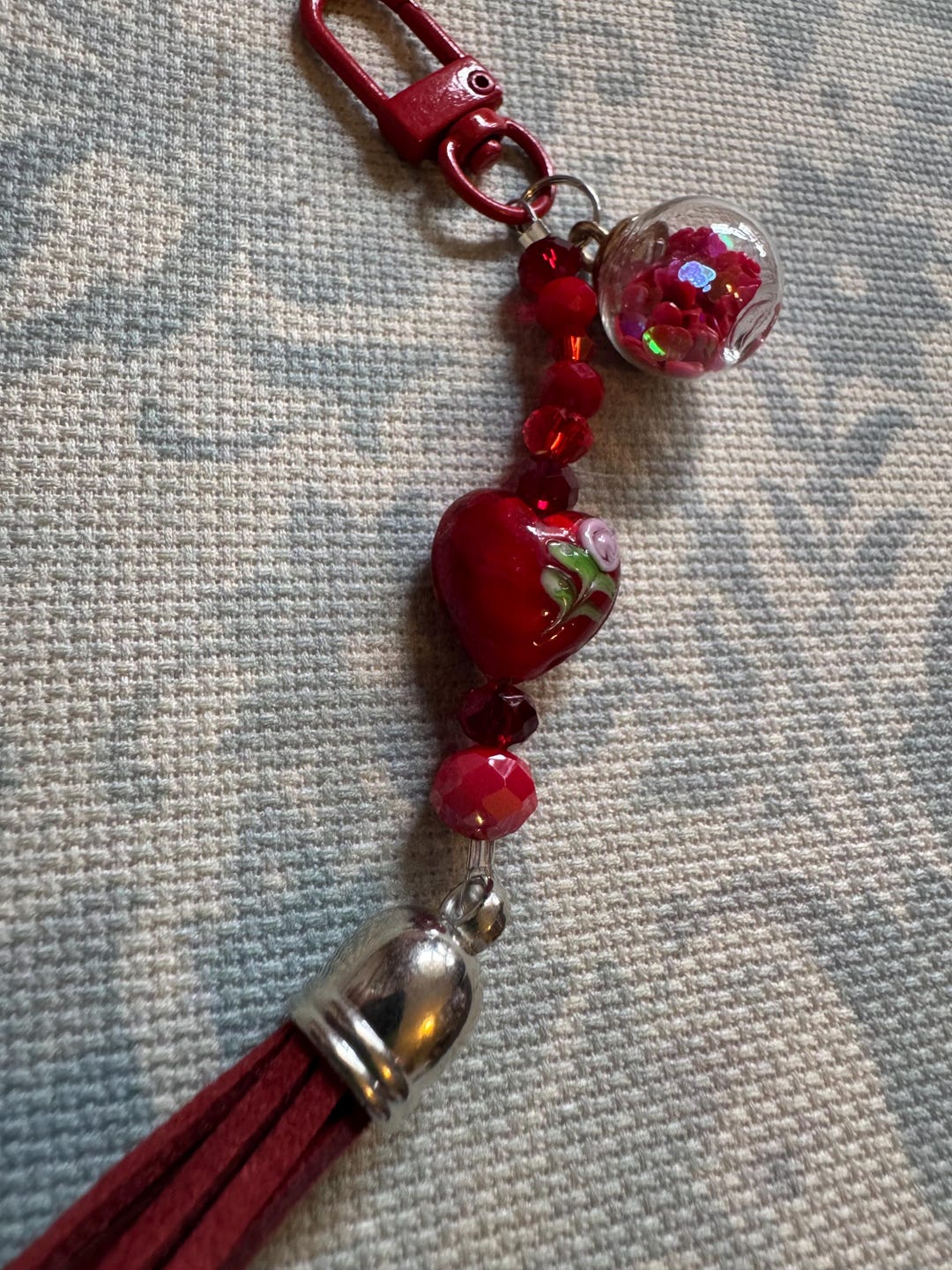 RED Scissor Fob, Scissors Keep, Scissors Fob, Sewing Gift, Scissor Fob ...