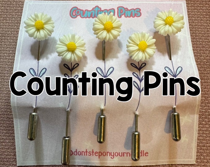 Counting Pin, Cross Stitch Counting Pins, Sewing Counting Pin, Gift for ...