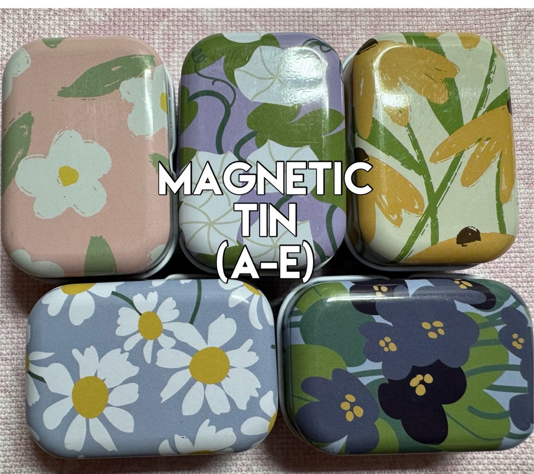 Magnetic Needle Tin, Magnetic Sewing Tin, Magnetic Cross Stitch Tin ...