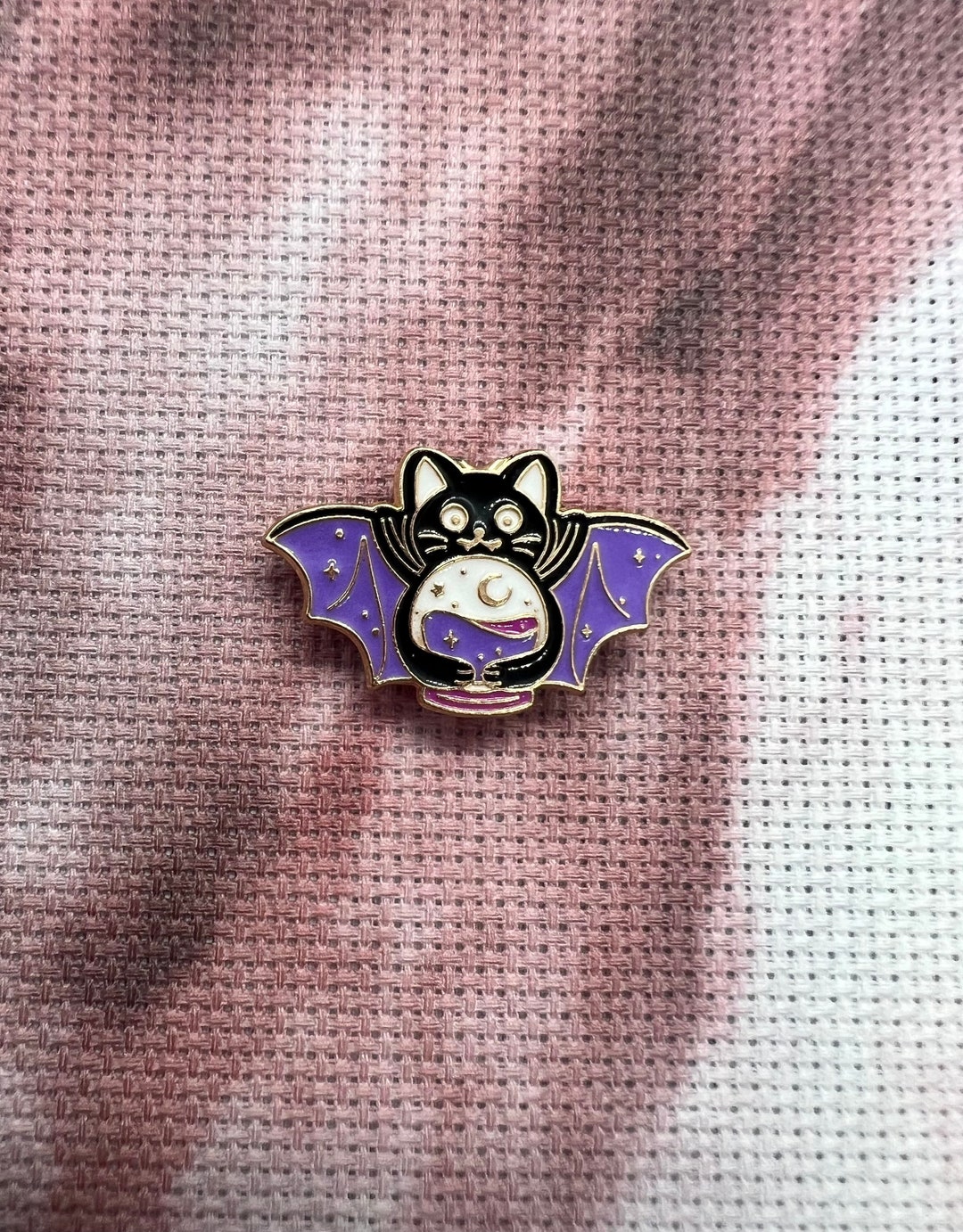 Cat Needleminder, Bat Needleminder, Halloween Needle Minder, Magnetic ...