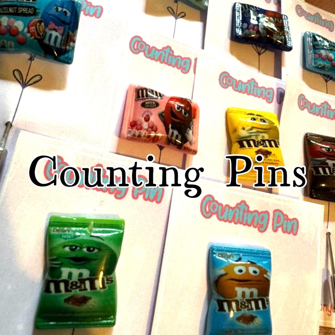 Counting Pin, Cross Stitch Counting Pins, Sewing Counting Pin, Gift for ...