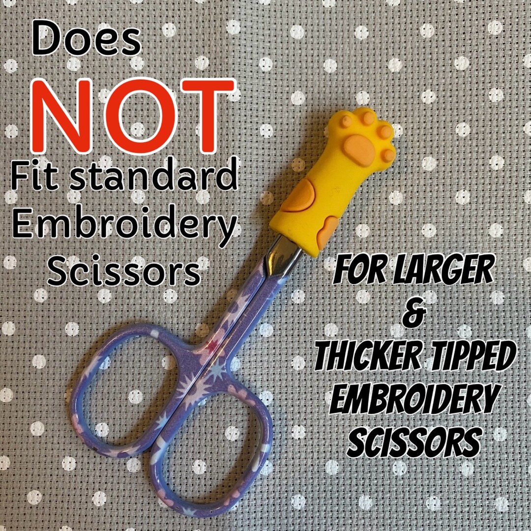 YELLOW Cat Paw Scissor Cover, Scissors Cover, Scissor Protection ...