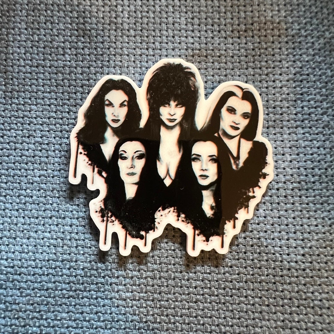 Horror Needleminder, Elvira Needleminder, Halloween Needle Minder, Goth ...